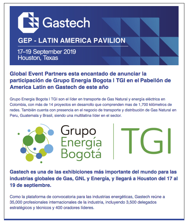 Global Event Partners anuncia la participación del Grupo Energía Bogotá ...