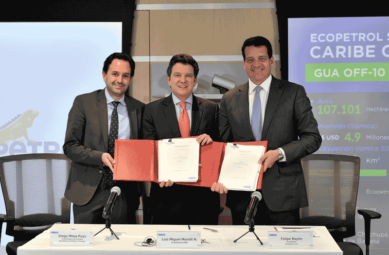 Ecopetrol y la ANH firman contrato de E&P Costafuera - Petroleumag