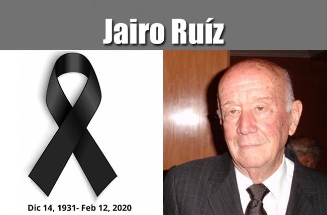 Jairo Ruiz | Dic 14, 1931- Feb 12, 2020 - Petroleumag