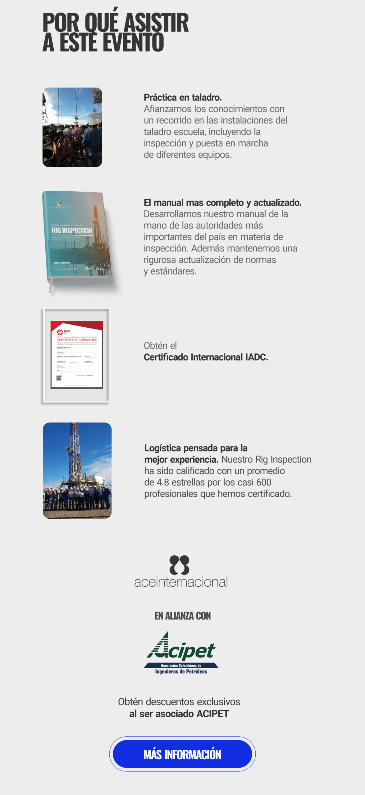 Capacitación Especializada Rig Inspection en Taladro - Petroleumag